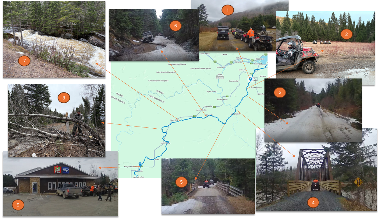 Club 3: Trail Status Run to Kedgwick - Quad NB Region 2